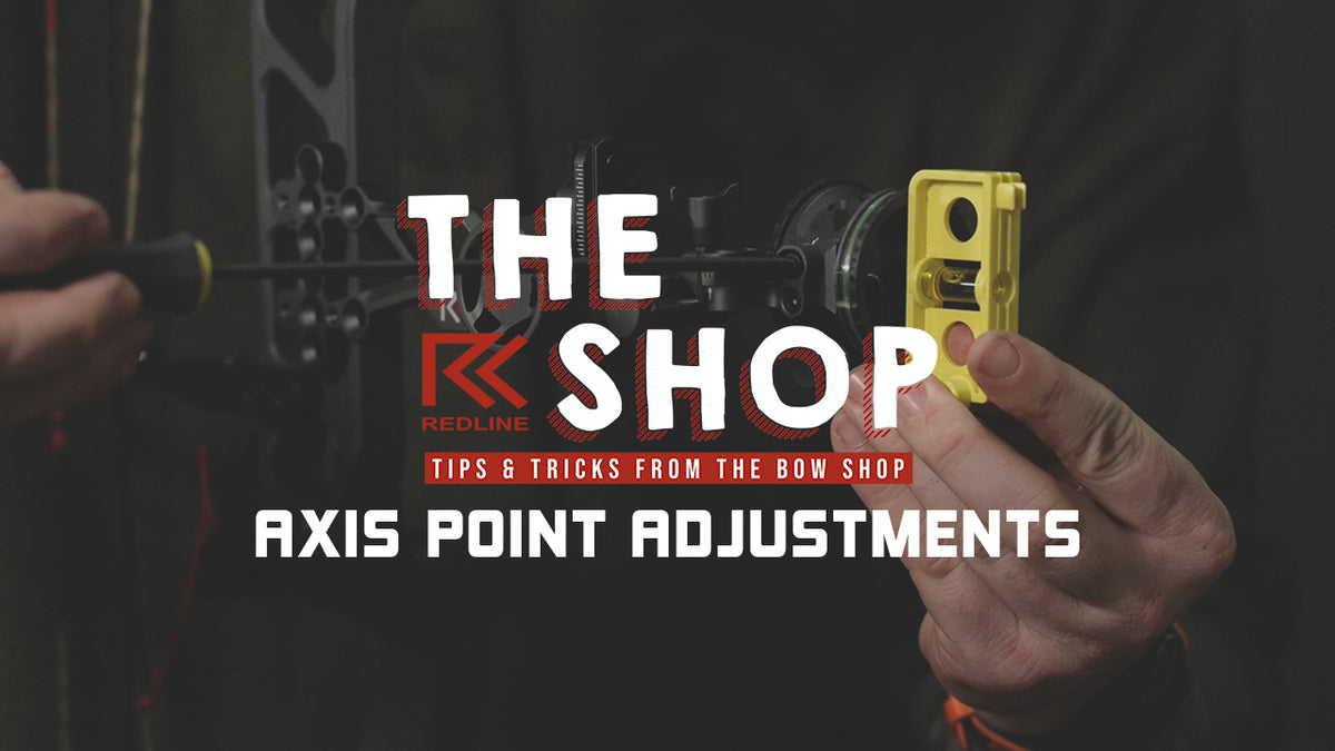 Bow Sight Axis Point Adjustments | Redline Bowhunting's "The Shop"