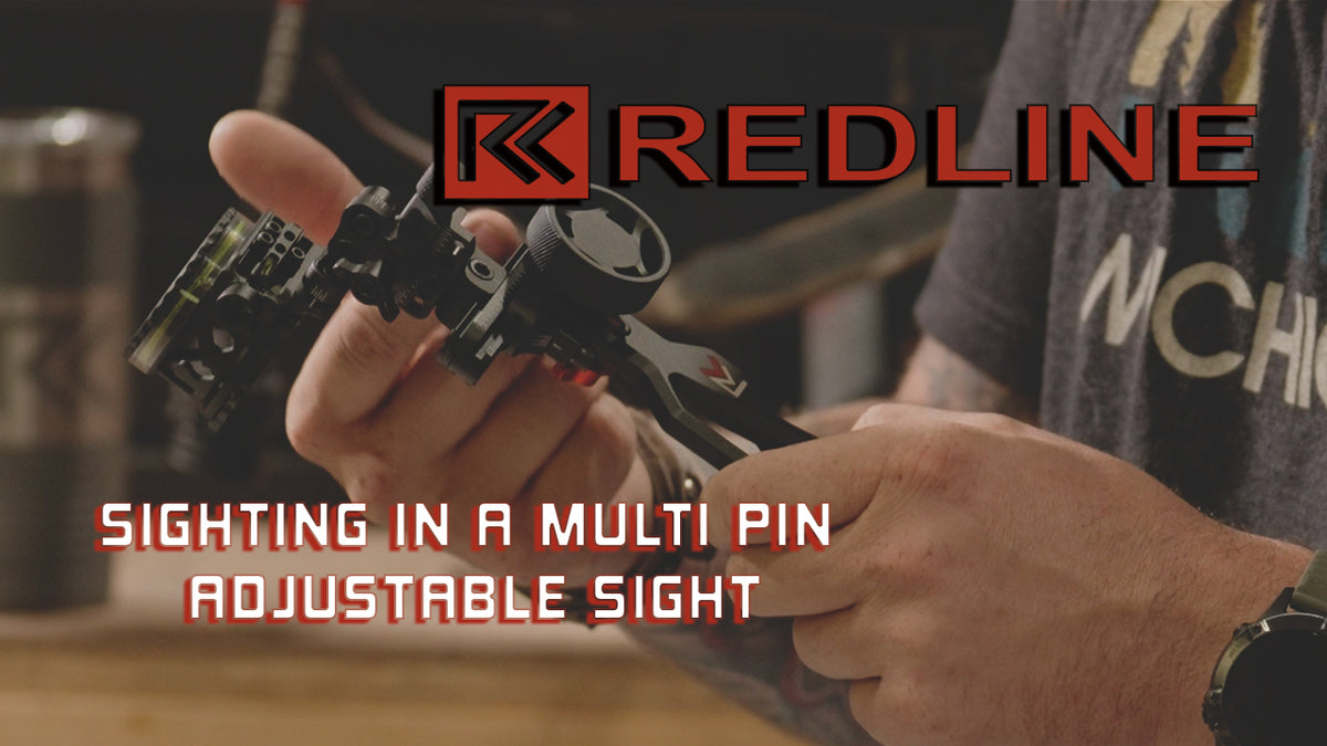 HOW TO - Setting up a Multi Pin Slider Bow Sight - Redline Bowhunting