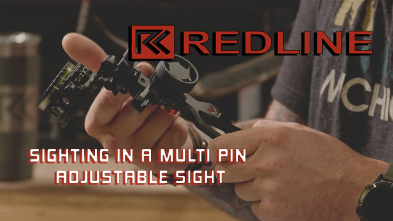 HOW TO - Setting up a Multi Pin Slider Bow Sight - Redline Bowhunting